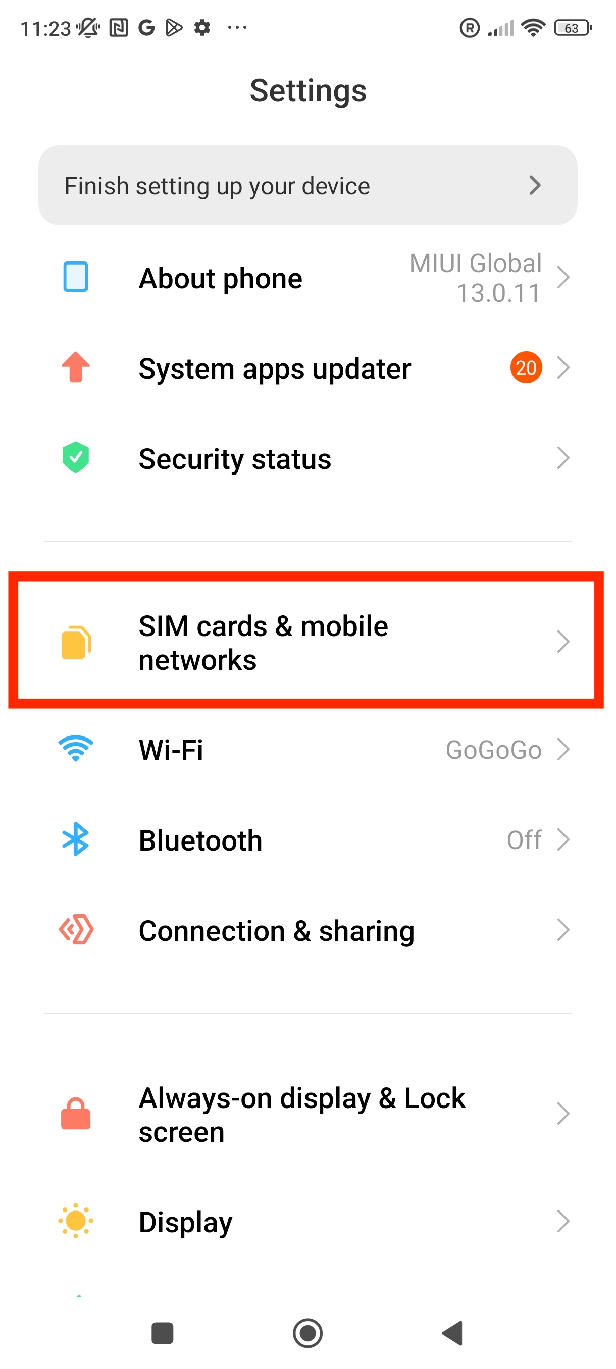 Change the name / label of your eSIM profile on Android – Icelandair