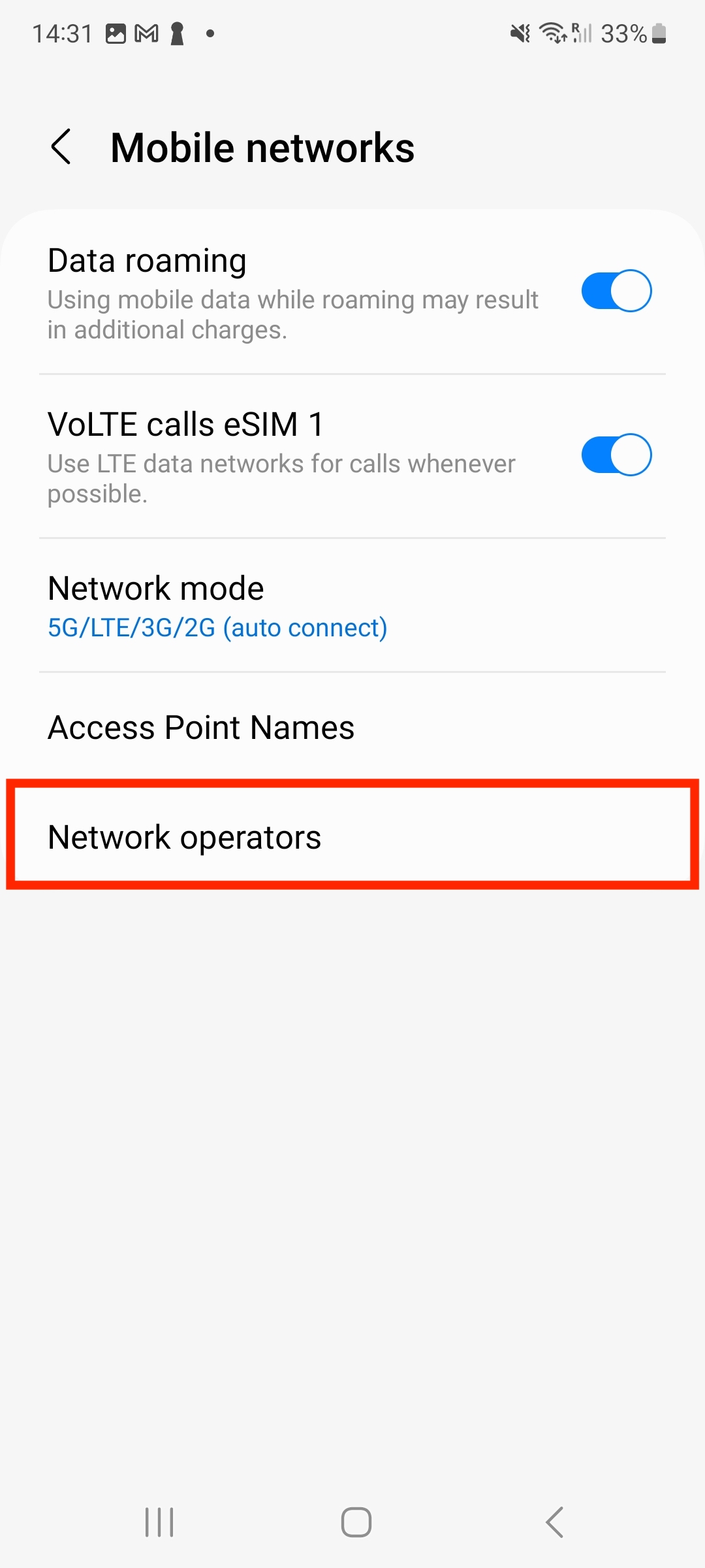 Manual Network Selection on Samsung Devices – Icelandair
