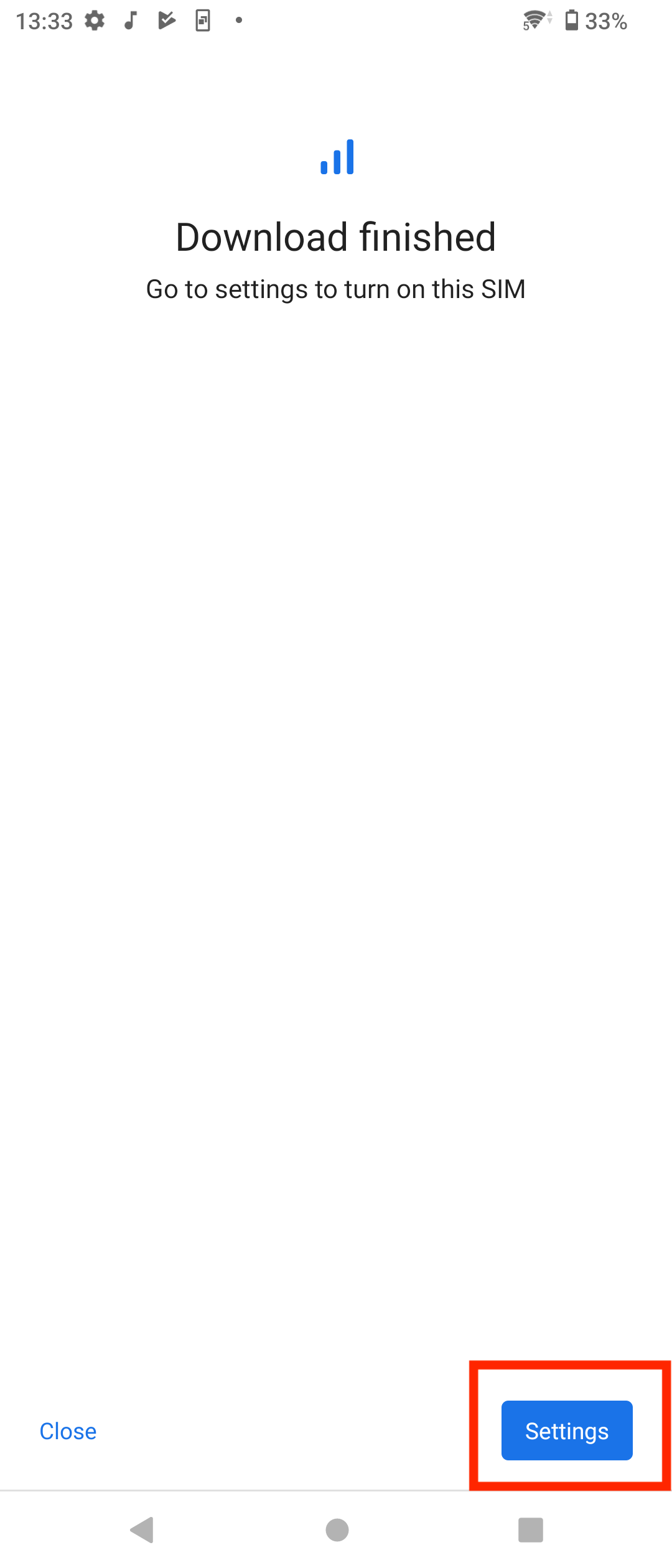 How to install an eSIM using a QR Code on Sony Devices – Icelandair