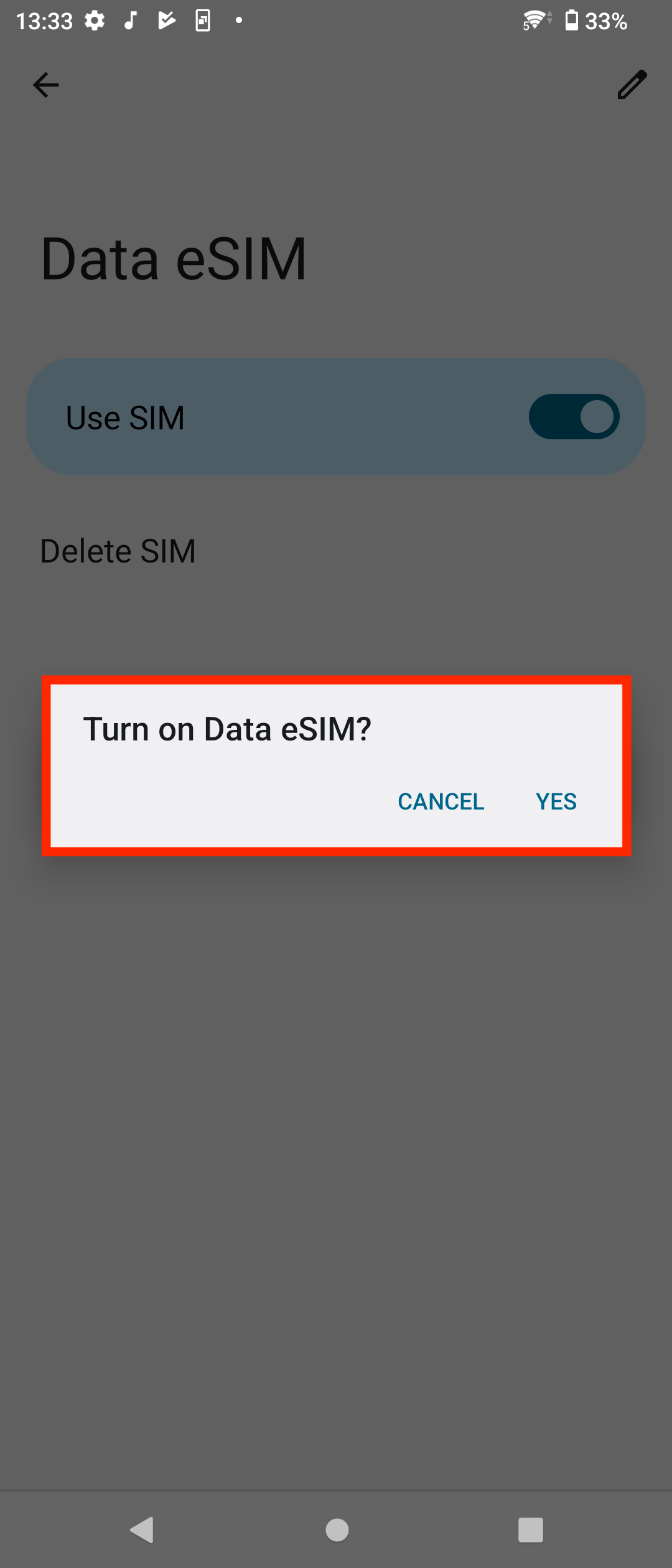 How to install an eSIM using a QR Code on Sony Devices – Icelandair