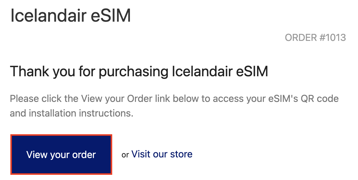 Setup guide for installing an eSIM – Icelandair