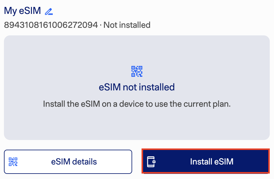 Setup guide for installing an eSIM – Icelandair