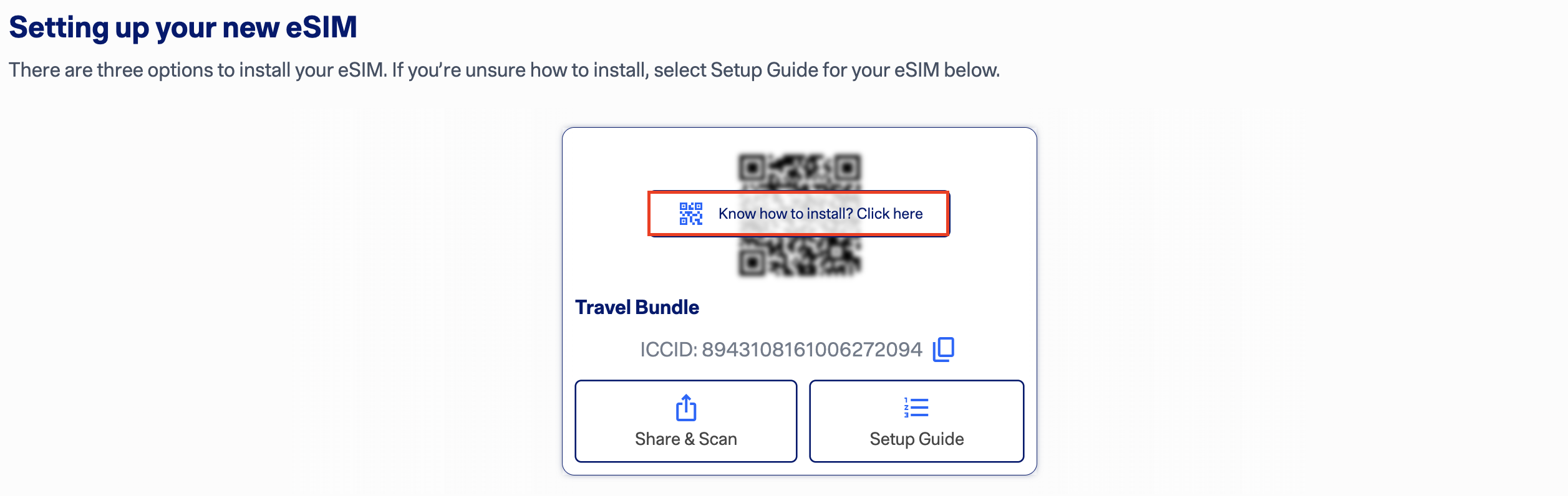 Setup guide for installing an eSIM – Icelandair